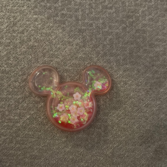 PopSocket | Accessories | Disney Mickey Pink Glitter Pop Socket | Poshmark